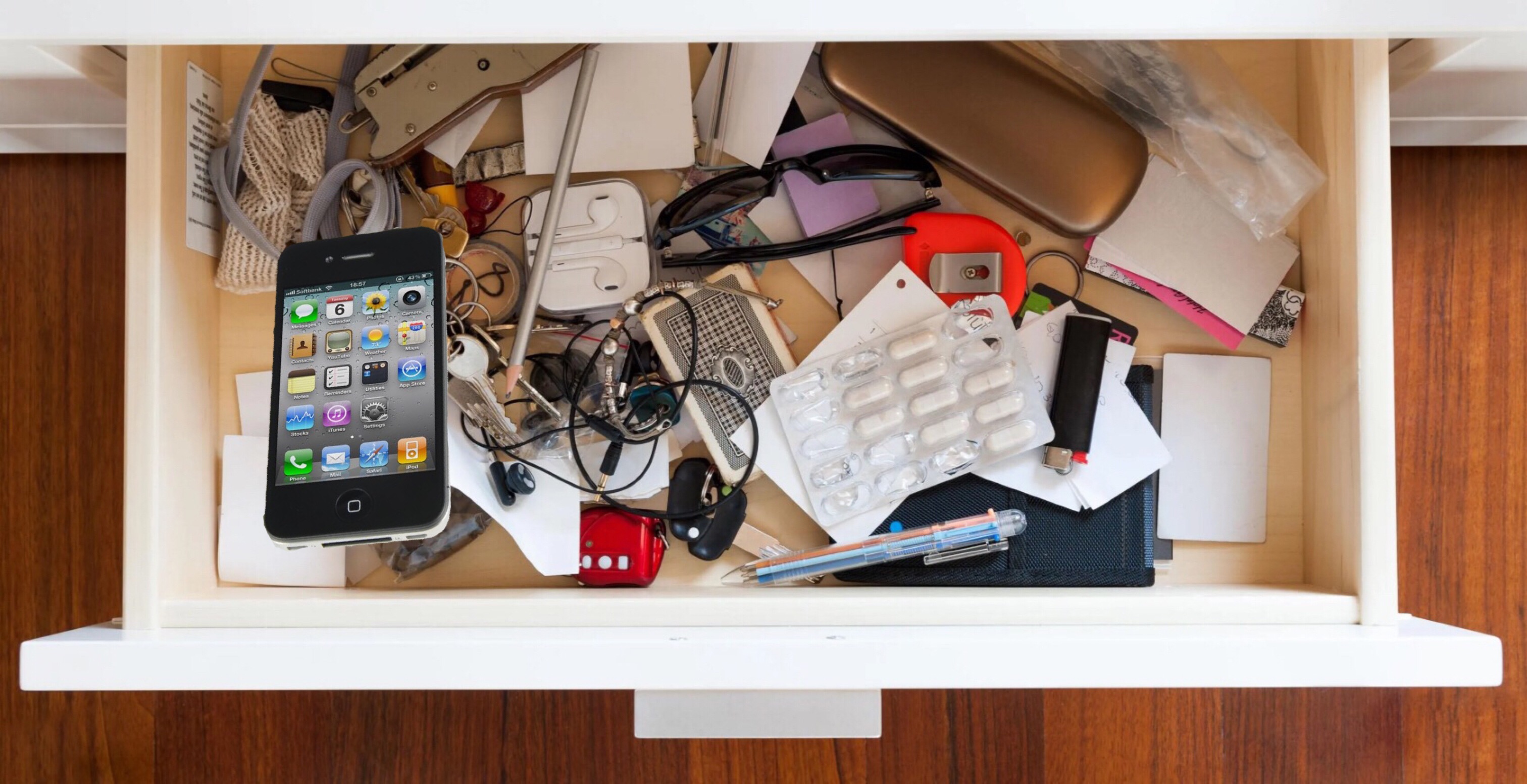 Old Phone Announces Permanent Residency in Top Dresser Drawer – The ...